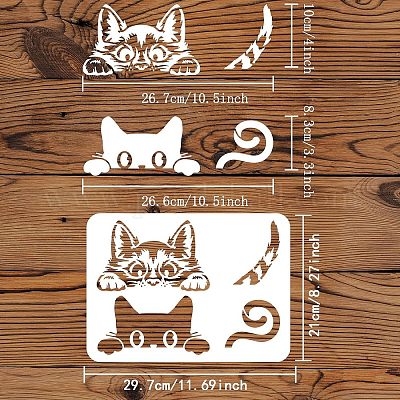 cat stencil template