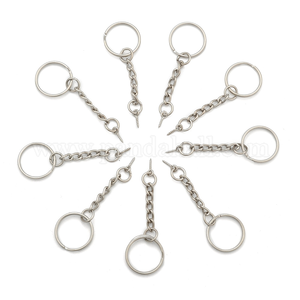 Wholesale Iron Split Key Rings - Pandahall.com