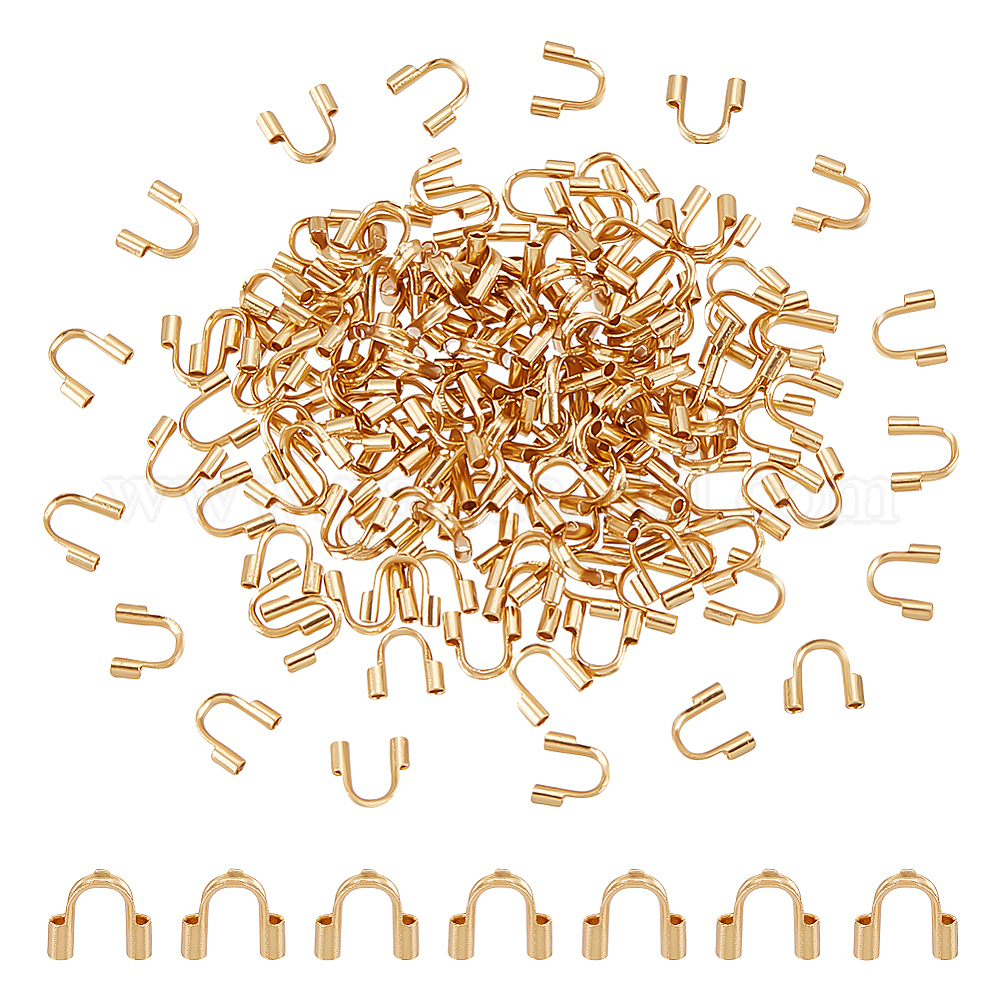 Wholesale UNICRAFTALE 150Pcs Real 18K Gold Plated 304 Surgical ...