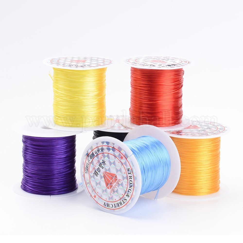 Wholesale Flat Elastic Crystal String - Pandahall.com