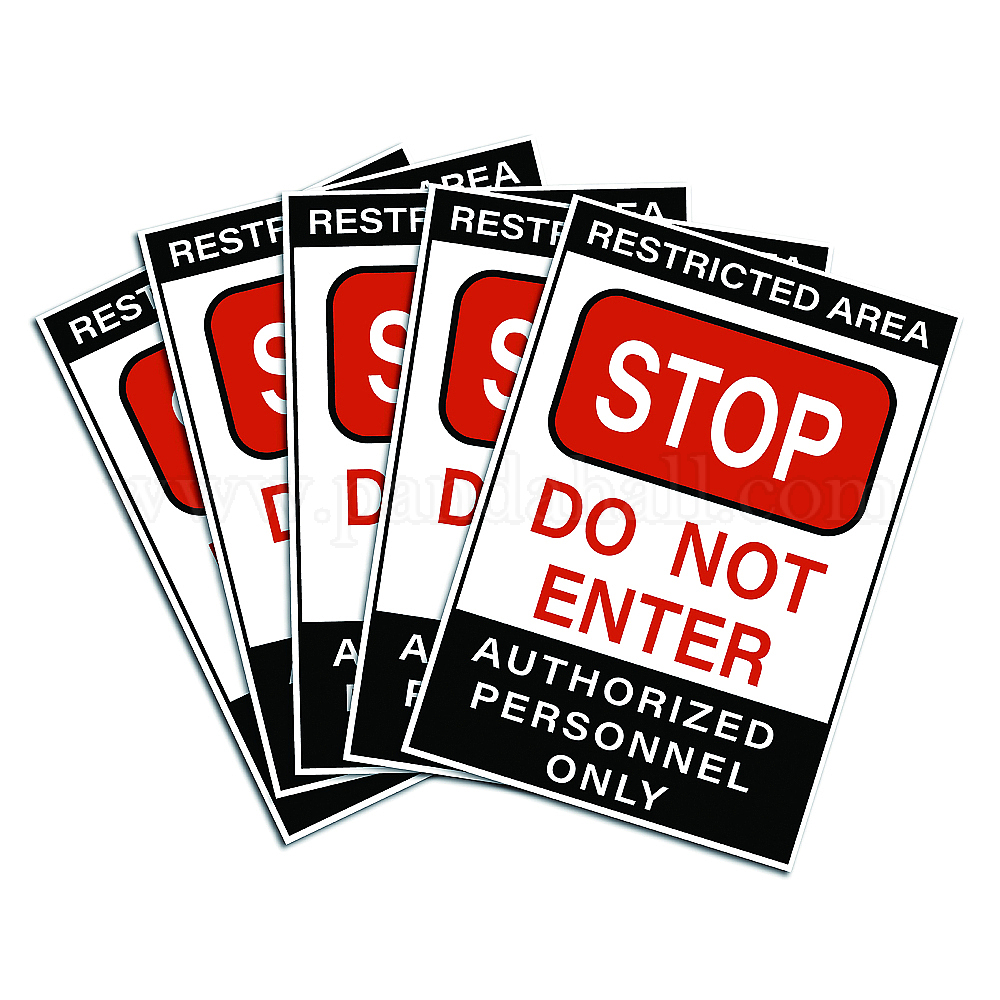 Wholesale CRASPIRE Stop Do Not Enter Sign 5-Pack Restricted Area ...