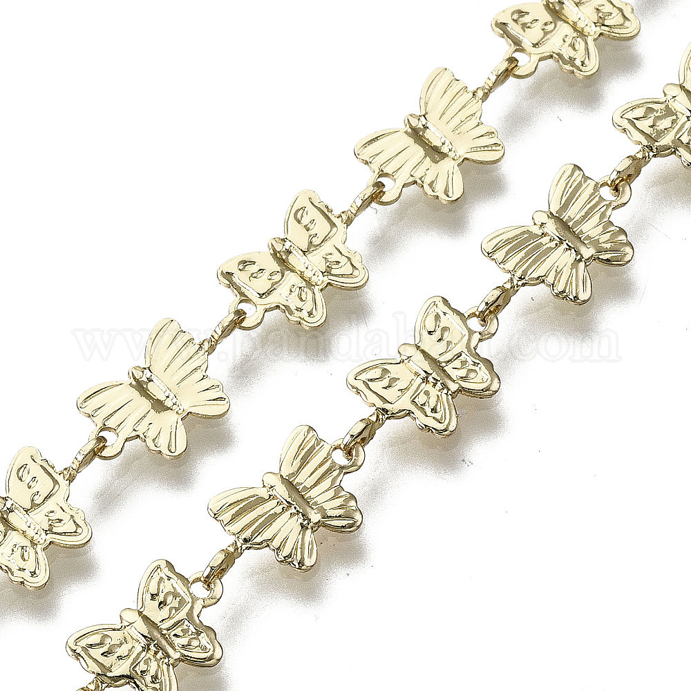 Wholesale Brass Butterfly Link Chains - Pandahall.com