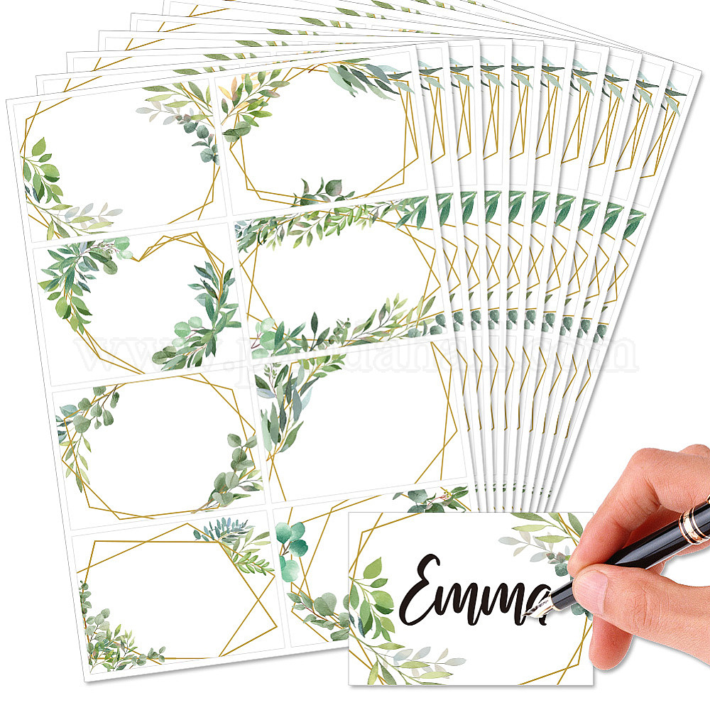 Wholesale OLYCRAFT 80Pcs Self Adhesive Name Tags Sticker 3.3x2.4 Inch ...