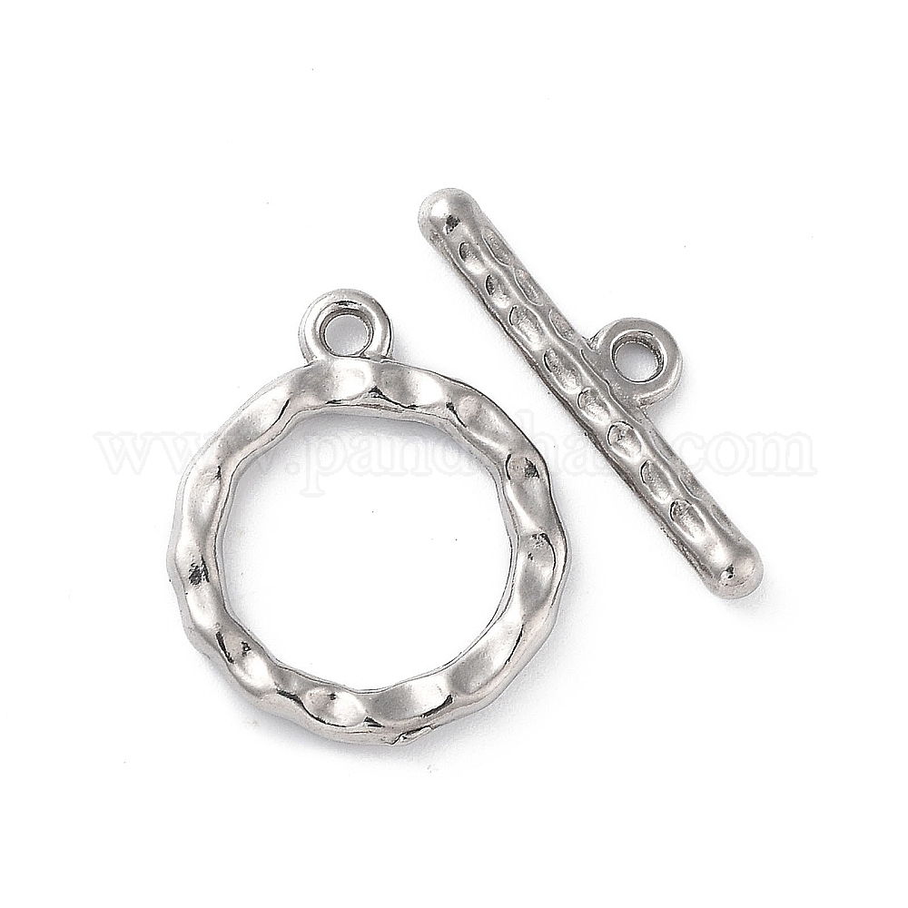 Wholesale 304 Stainless Steel Ring Toggle Clasps - Pandahall.com