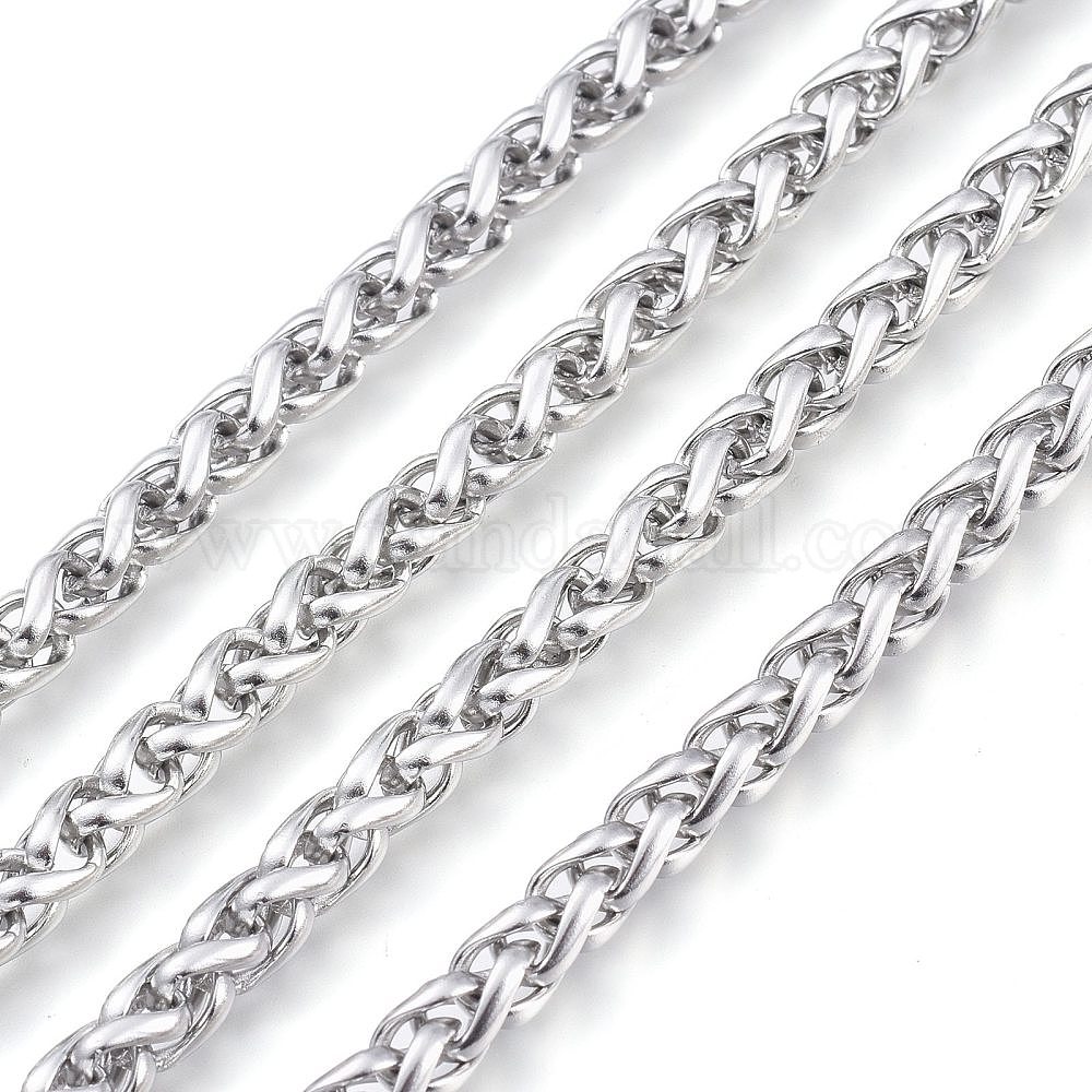 Wholesale Tarnish Resistant 304 Stainless Steel Wheat Chains ...