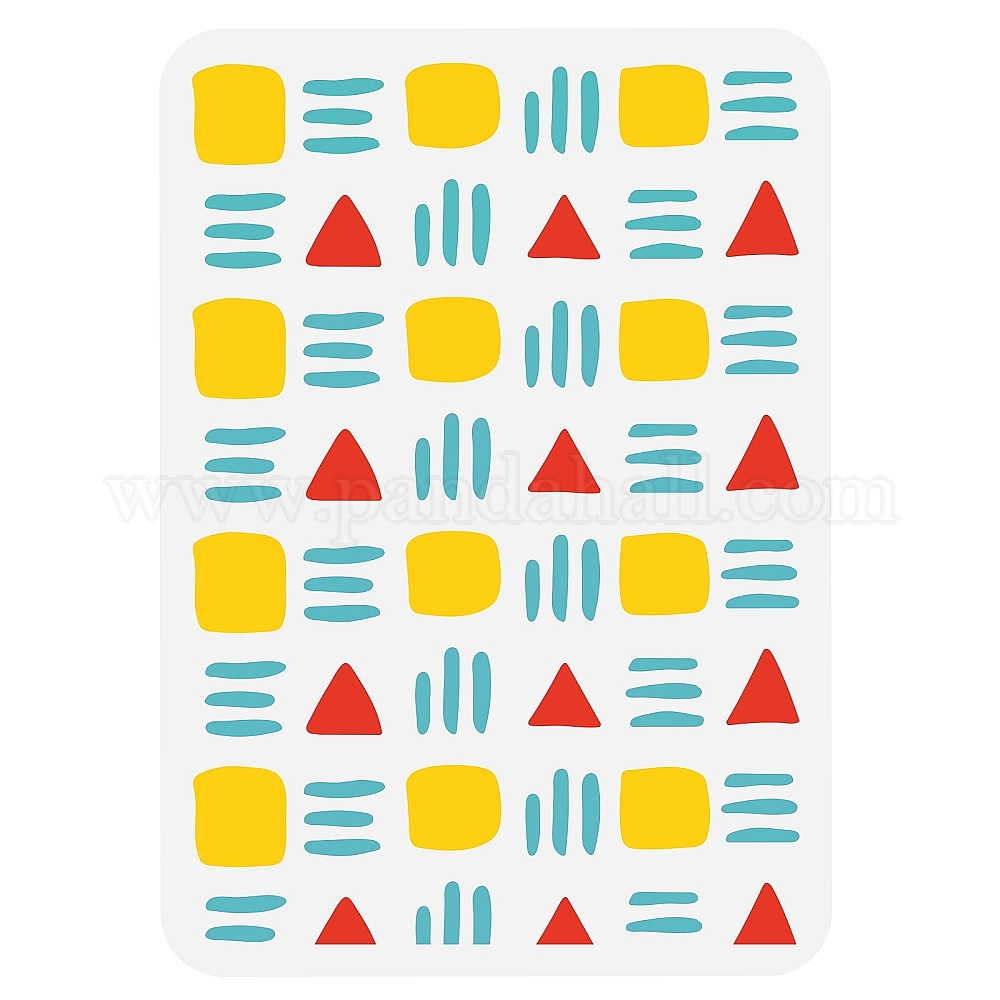 Wholesale FINGERINSPIRE Modern Geometry Painting Stencil 11.7x8.3 inch ...