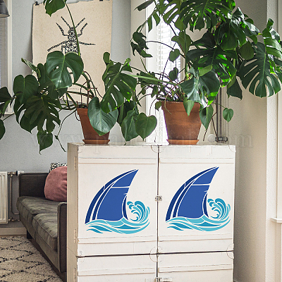 Wholesale BENECREAT Shark Fin Stencil - Pandahall.com