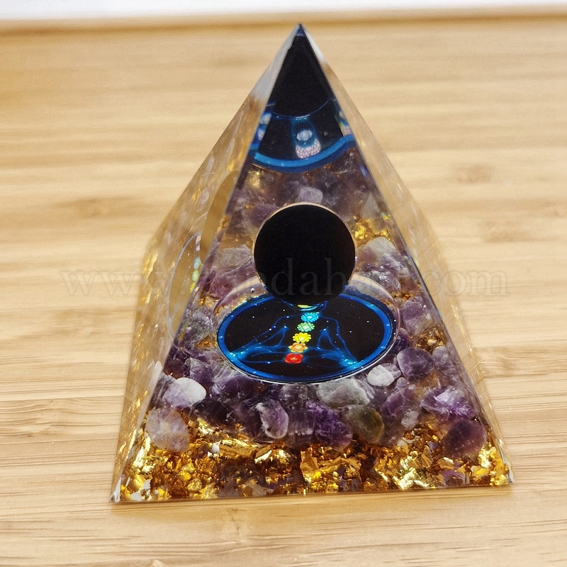 Wholesale Resin Orgone Pyramid - Pandahall.com