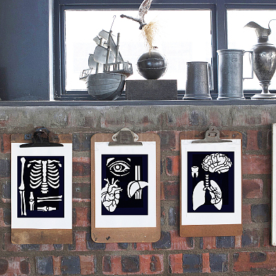 Wholesale FINGERINSPIRE Human Body Stencil 8.3x11.7 inch Plastic PET ...