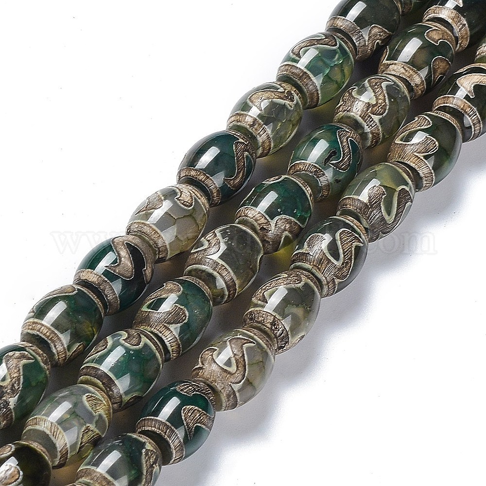 Wholesale Tibetan Style dZi Beads Strands - Pandahall.com