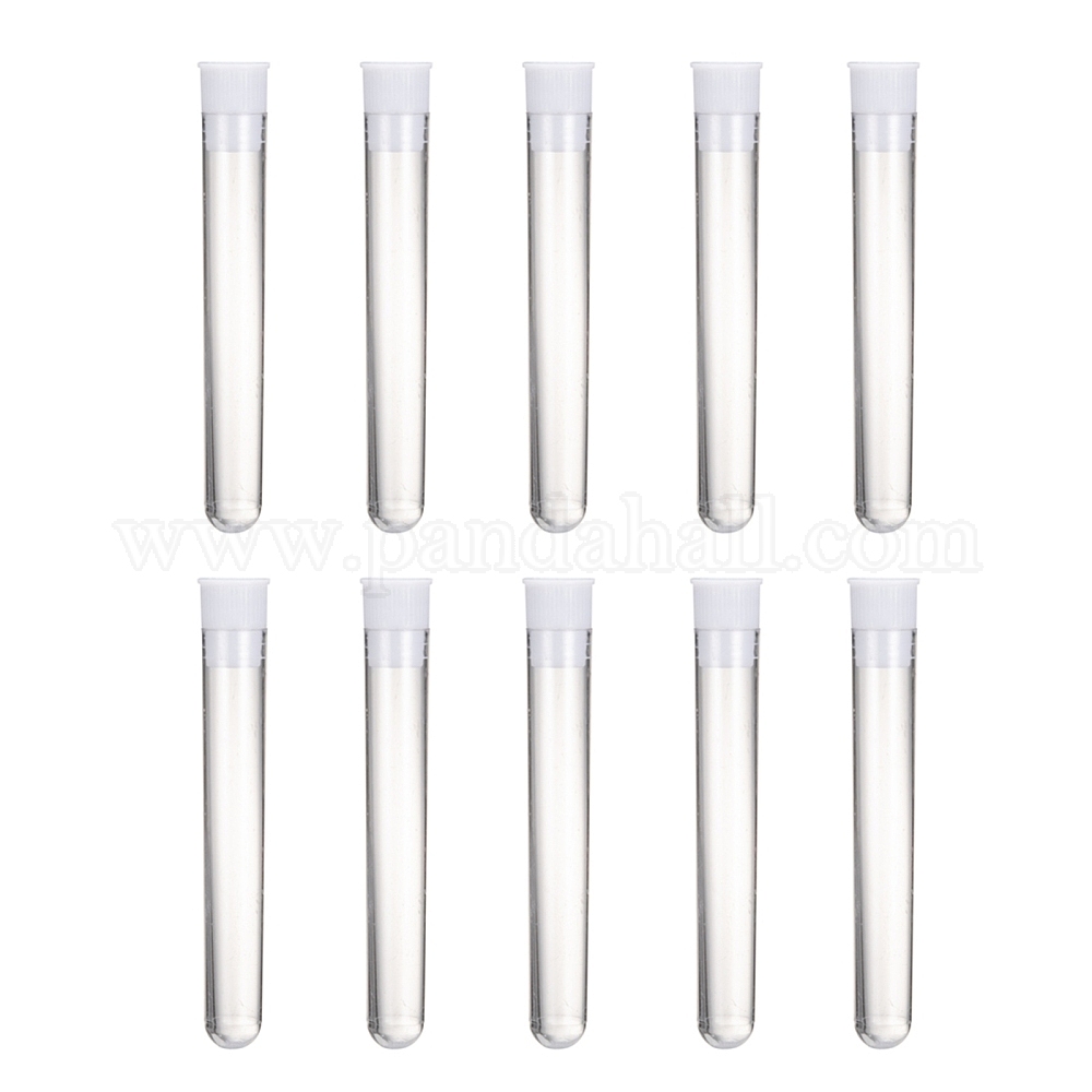 Wholesale Clear Tube Plastic Bead Containers with Lid - Pandahall.com