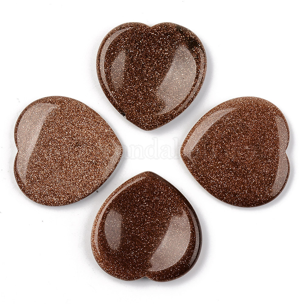 Wholesale Natural Goldstone Thumb Worry Stone - Pandahall.com