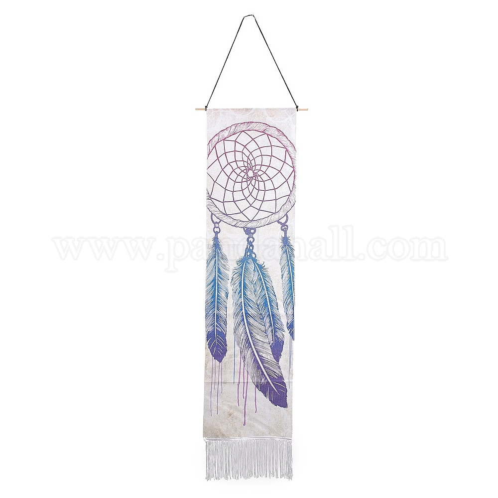 Wholesale Bohemia Style Linen Wall Hanging Tapestry - Pandahall.com