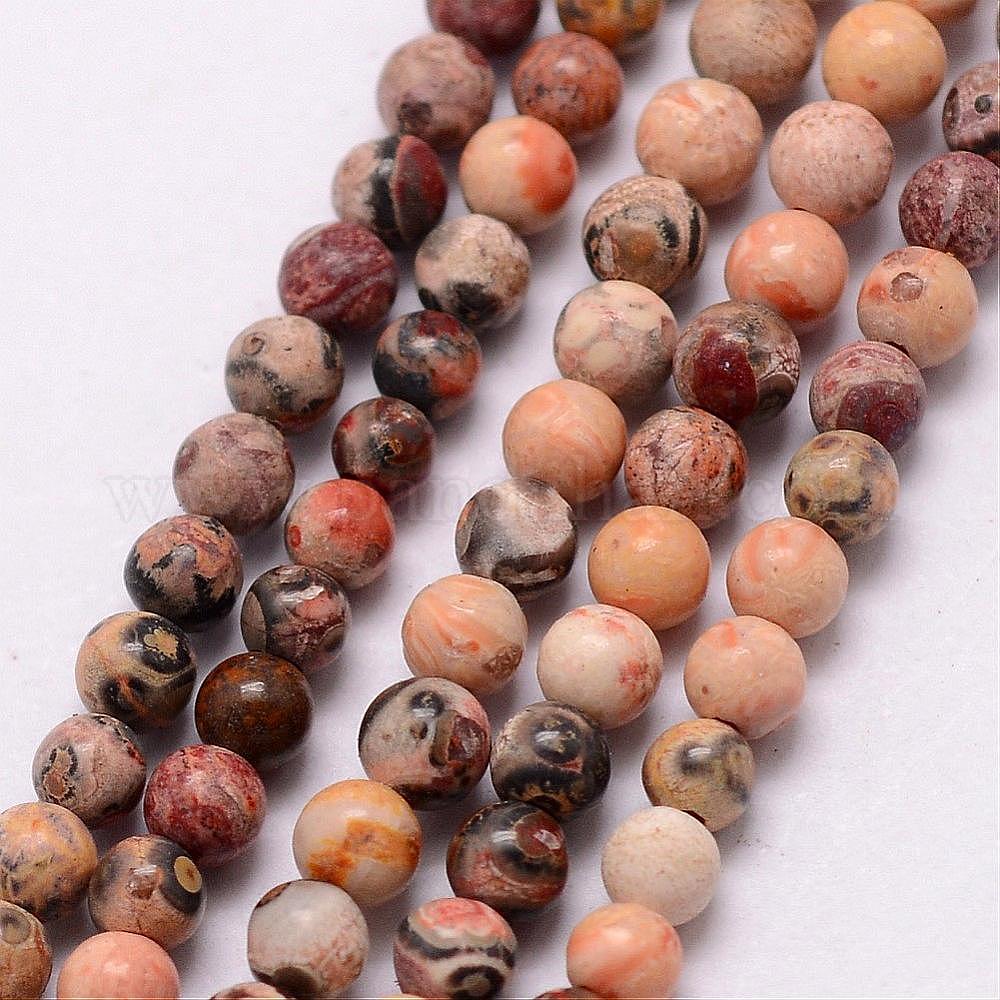 Wholesale Natural Leopard Skin Jasper Beads Strands - Pandahall.com