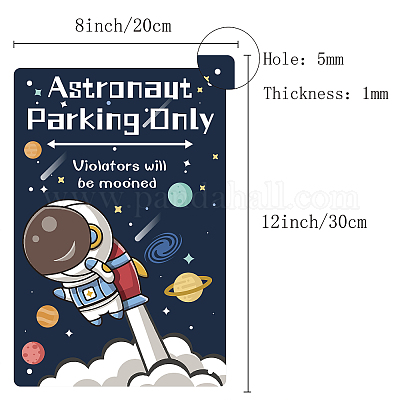 Vintage Astronaut Sign