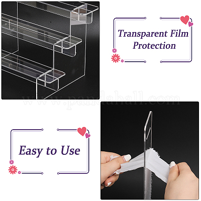 Wholesale Transparent 3-Tier Acrylic Action Figure Display Risers ...