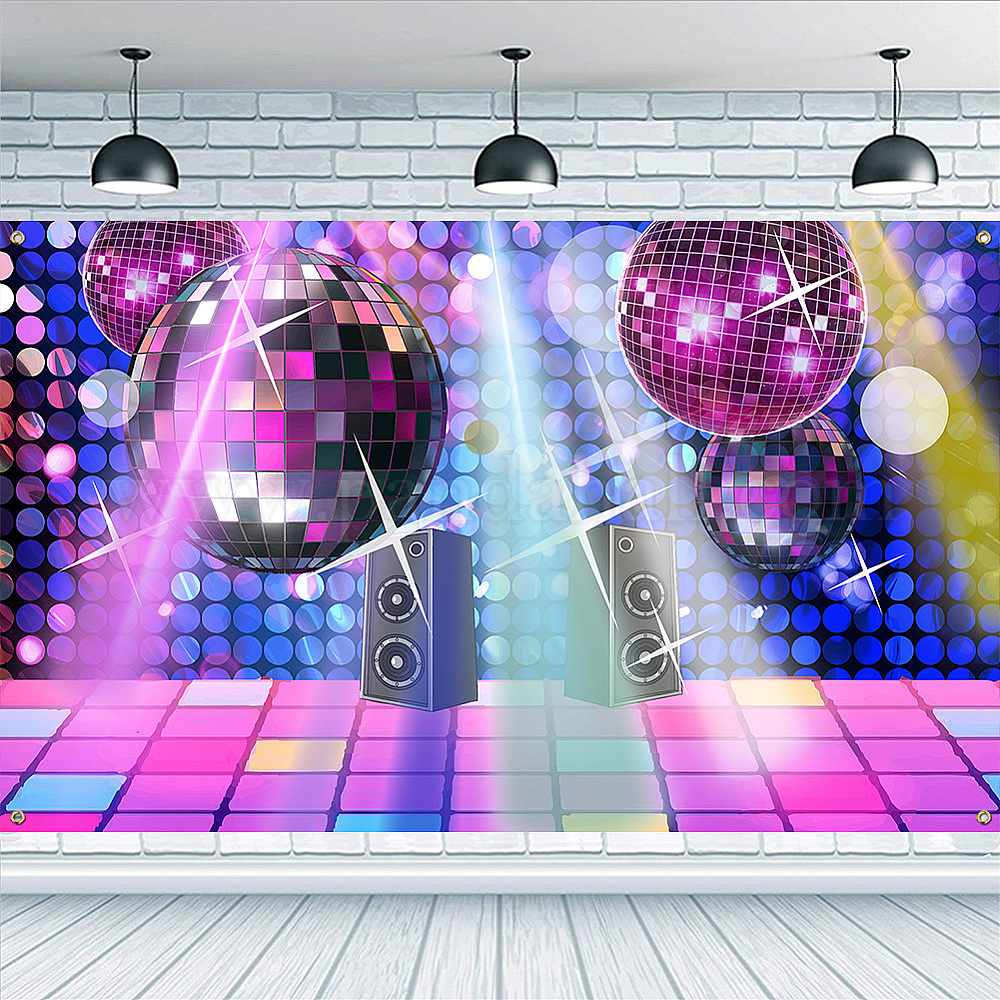 Wholesale FINGERINSPIRE 5.9x3.6ft Disco 70s Theme Party Backdrop ...