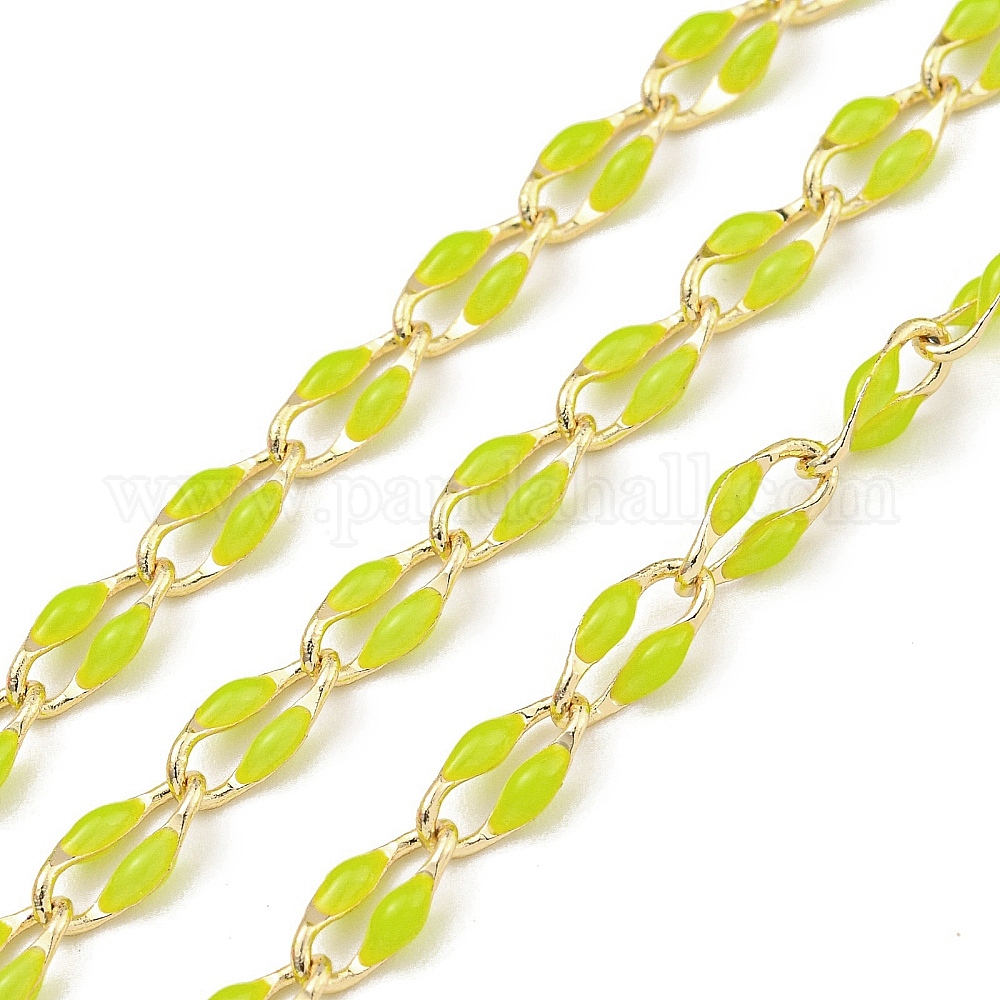 Wholesale Ion Plating(IP) Brass Dapped Chains - Pandahall.com