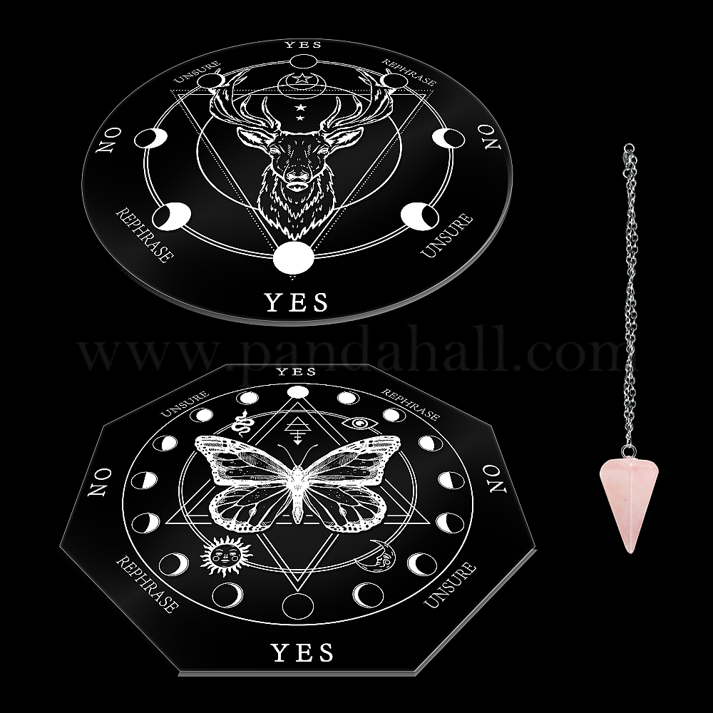 Wholesale AHADERMAKER DIY Pendulum Board Dowsing Divination Making Kit ...