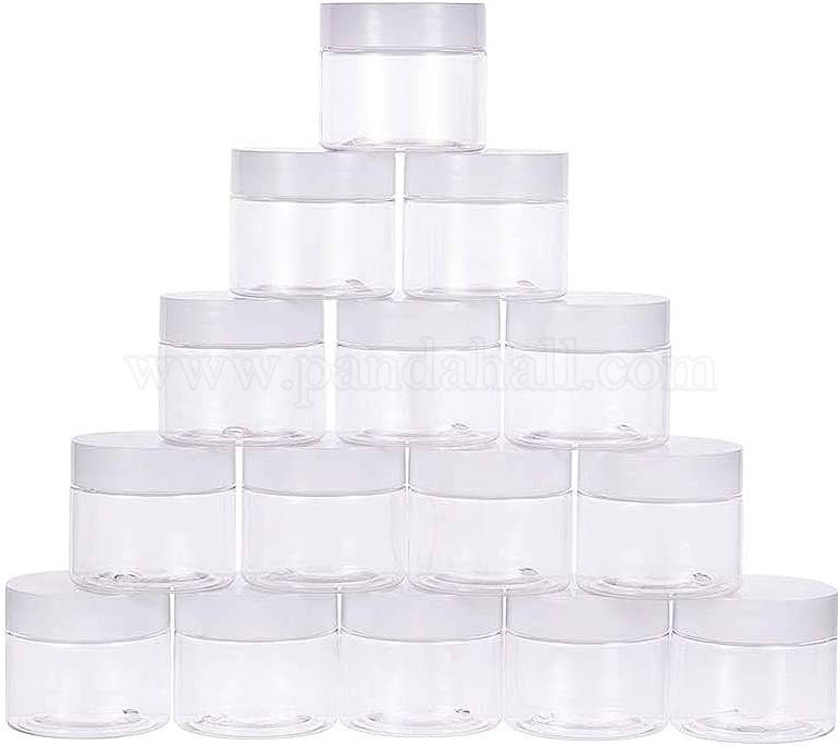Wholesale PandaHall 1 Set Transparent Plastic Bead Containers Column ...