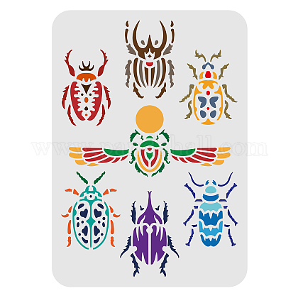 Wholesale FINGERINSPIRE Scarab Stencil 11.7x8.3inch Reusable Egyptian ...