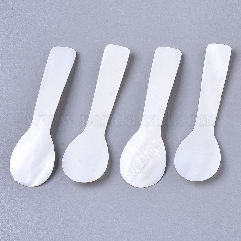 Wholesale Natural Freshwater Shell Spoons - Pandahall.com
