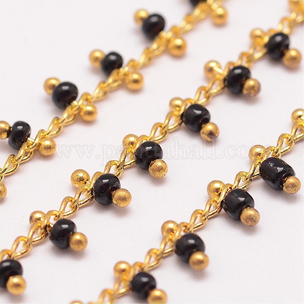 Wholesale Handmade Seed Beaded Chains - Pandahall.com