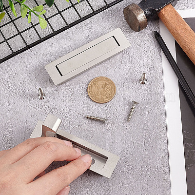 Wholesale UNICRAFTALE Barn Door Handle Rectangle Sliding Door Handle ...