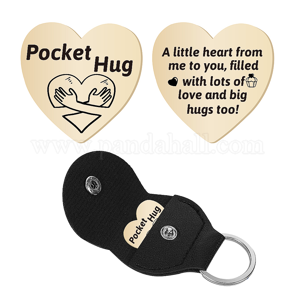 Wholesale CREATCABIN Heart Pocket Hug Token Hand Heart Long Distance ...