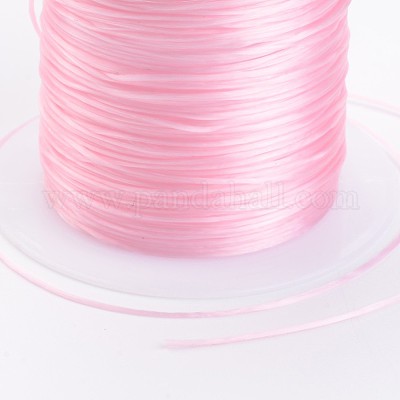 Wholesale Pearl Pink Stretch Elastic Beading Wire String - Pandahall.com