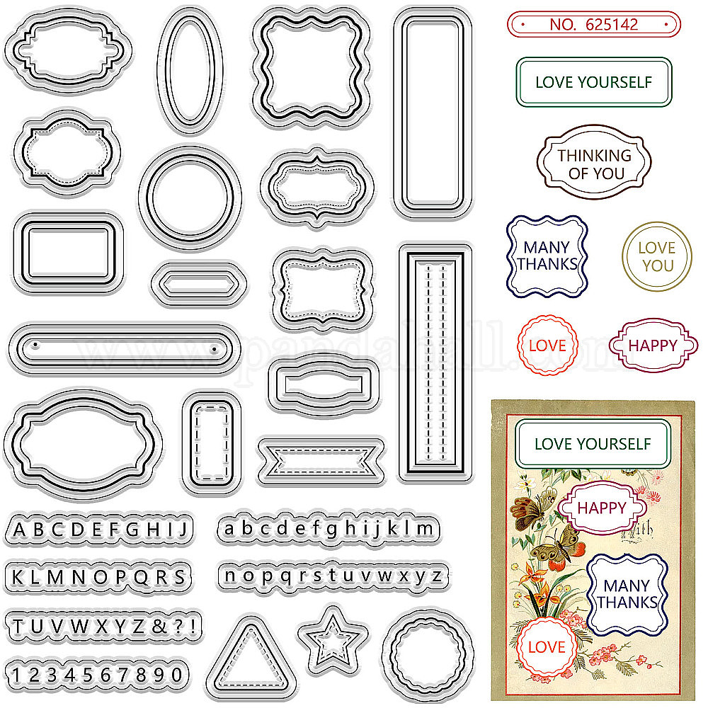 Wholesale Custom PVC Plastic Clear Stamps - Pandahall.com