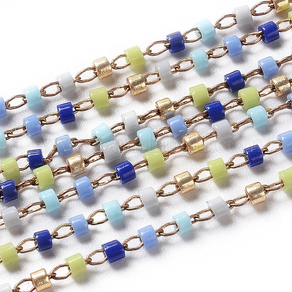 Wholesale Handmade Glass Beaded Chains - Pandahall.com