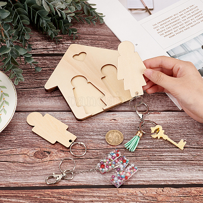 Shop GORGECRAFT Wooden Couples Key Holder Wall Plaque Hanging His Hers ...