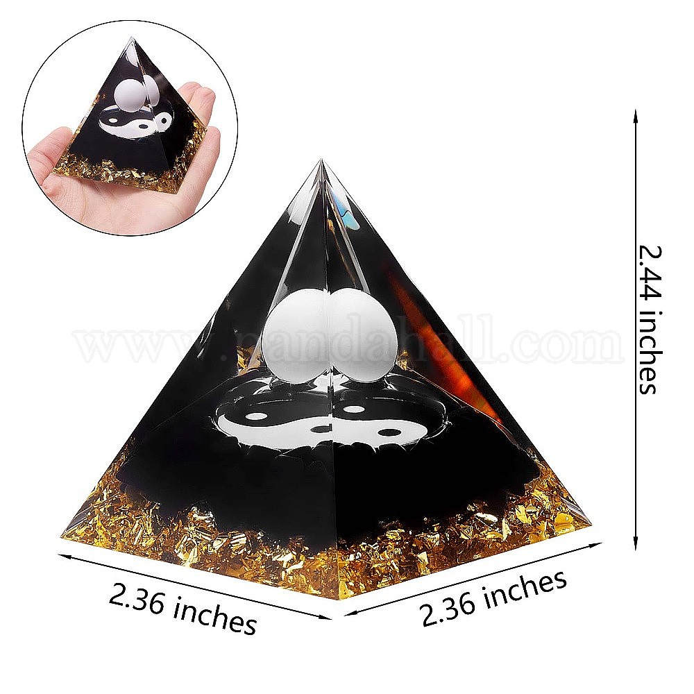 Wholesale Orgone Pyramid Protection Crystal Gemstone Pyramid Reiki ...