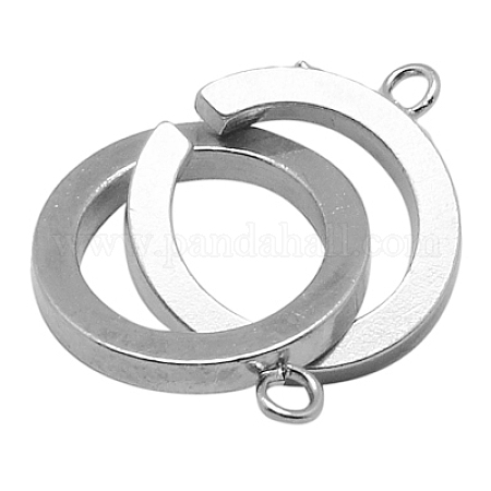 Wholesale Brass Interlocking Clasps - Pandahall.com
