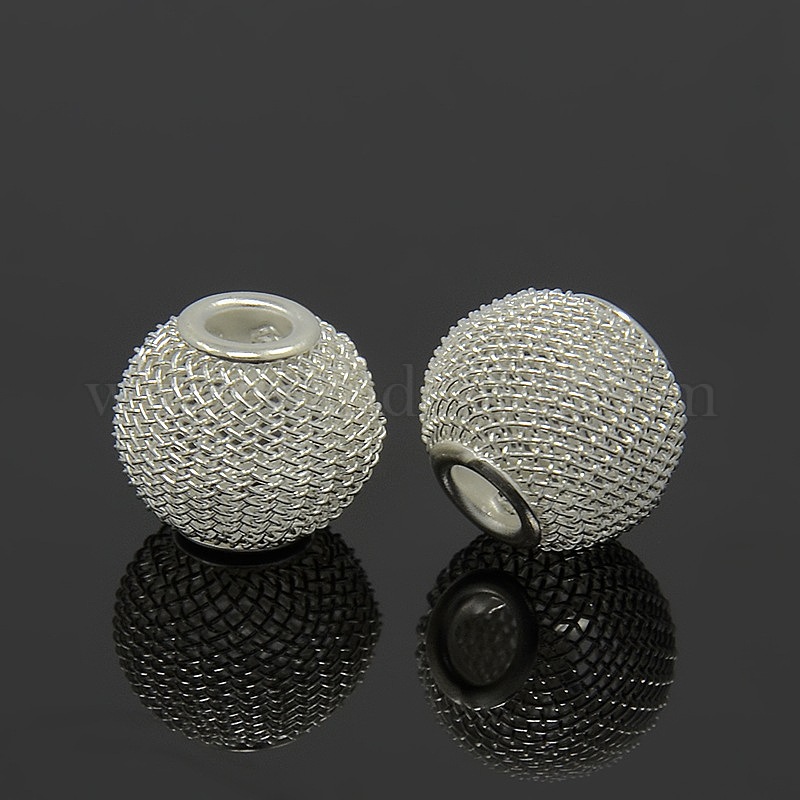 Wholesale Iron Wire Mesh Beads - Pandahall.com