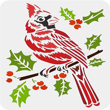 Wholesale FINGERINSPIRE Cardinal Bird Stencil 29.7x21cm Plastic ...
