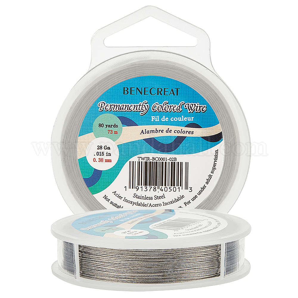 Wholesale BENECREAT 73m 0.38mm 7-Strand Nylon Coated Craft Jewelry ...