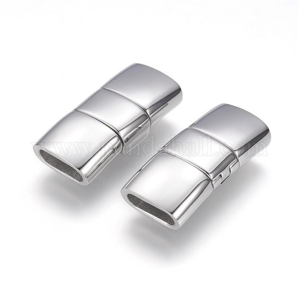 Wholesale Tarnish Resistant 304 Stainless Steel Fold Over Clasps ...
