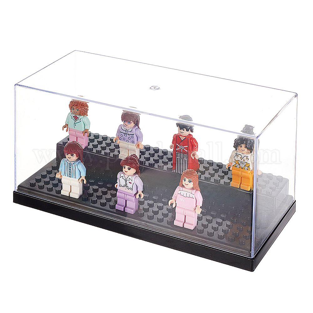 Wholesale OLYCRAFT 2-Tier Acrylic Minifigure Display Cases 7.9x3.9x3.7 ...