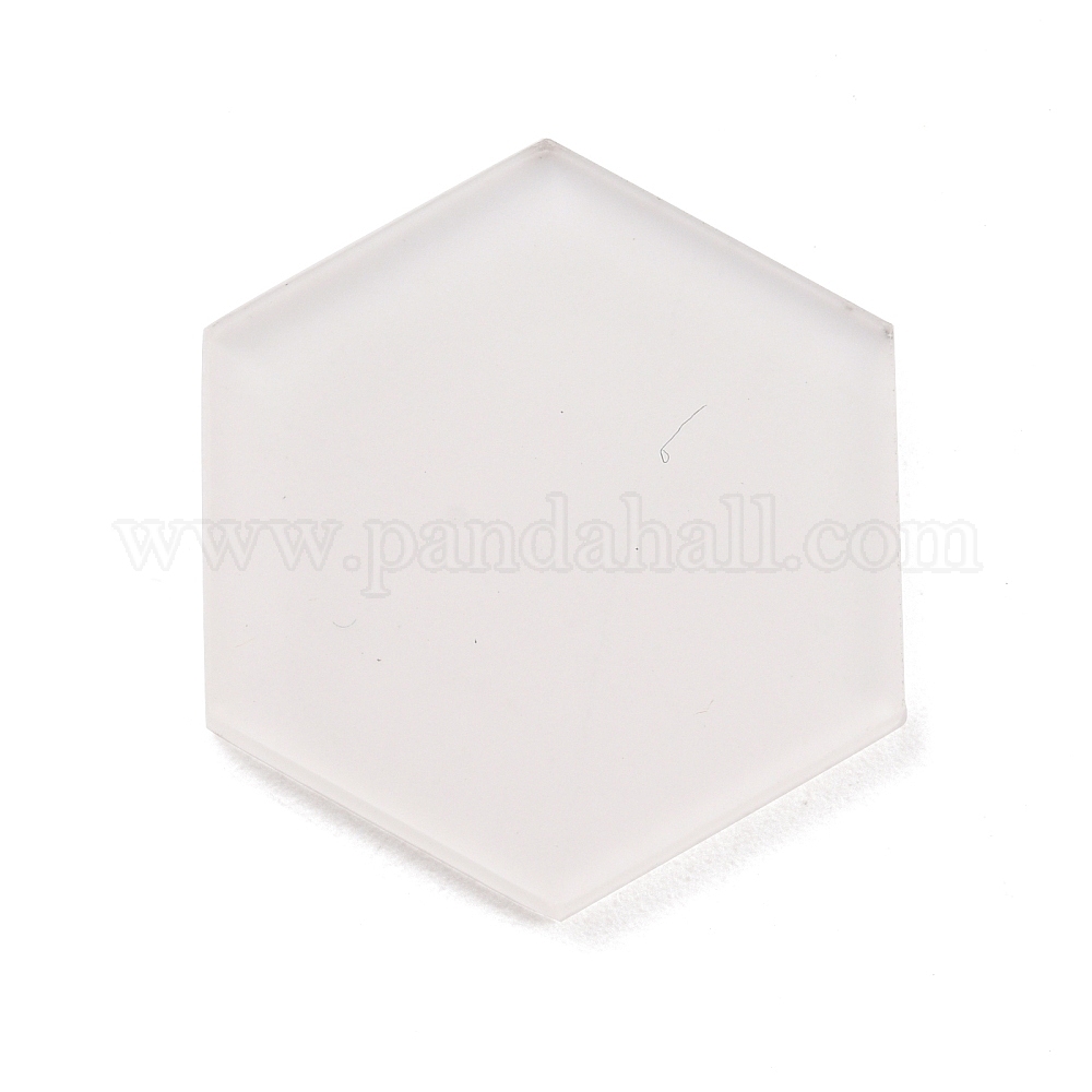 Wholesale Hexagon Acrylic Display Base - Pandahall.com