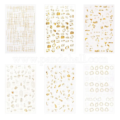 Wholesale Shining Watermark Slider Art Stickers - Pandahall.com