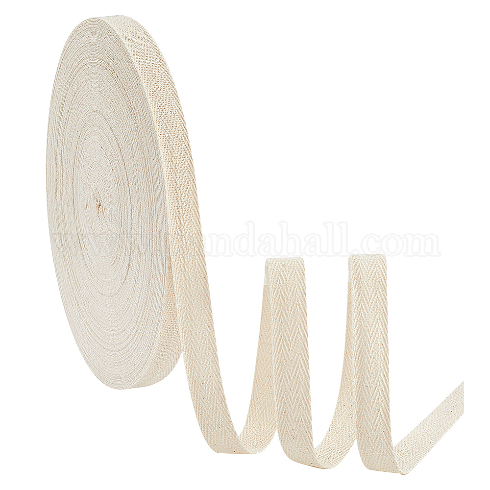 Wholesale Flat Polycotton Twill Tape Ribbon - Pandahall.com