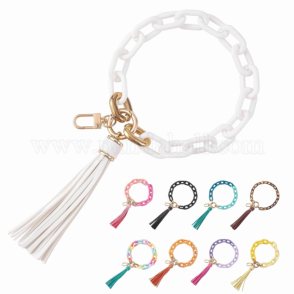 Wholesale Chain Link Wristlet Keychain - Pandahall.com