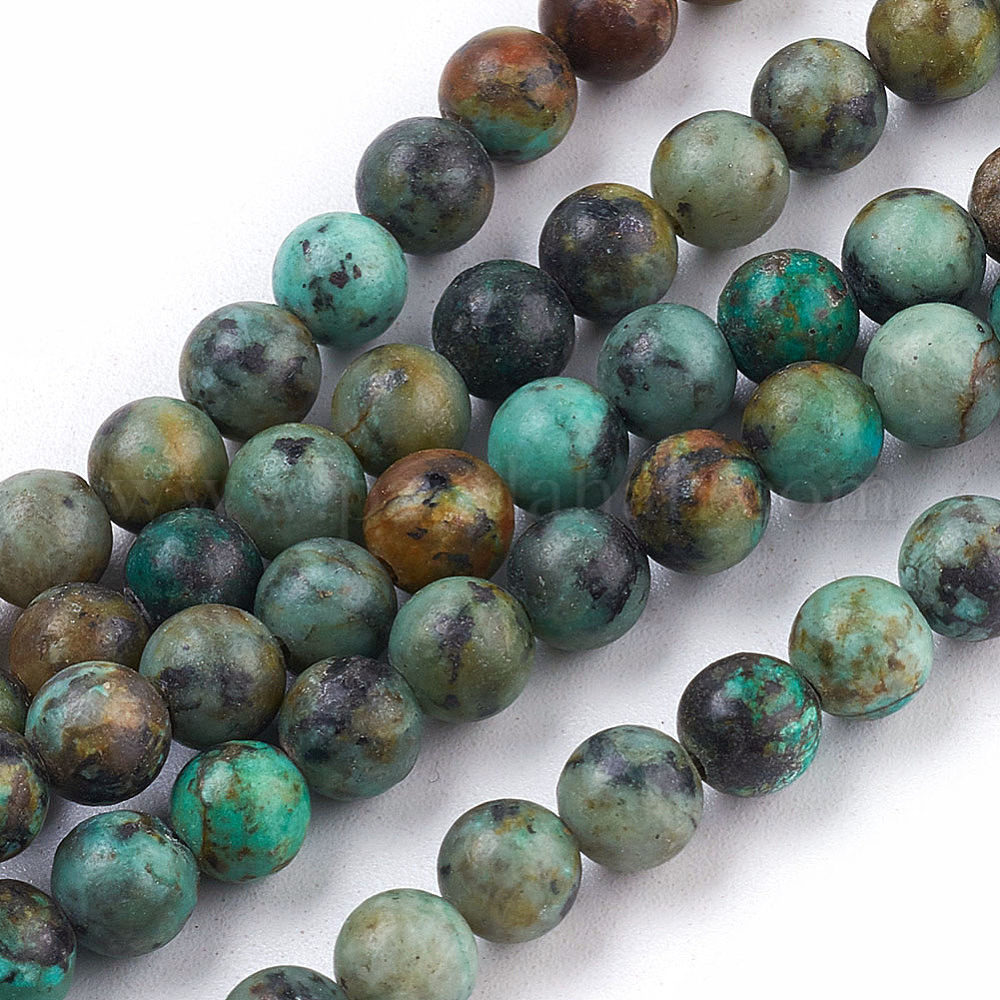 Wholesale Natural African Turquoise(Jasper) Beads Strands - Pandahall.com