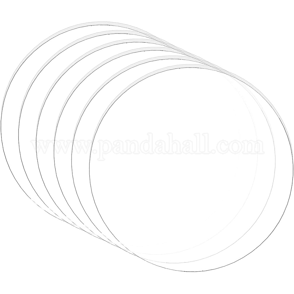 Wholesale BENECREAT 10PCS Clear Acrylic Circle Disc 3mm Thick 100mm ...