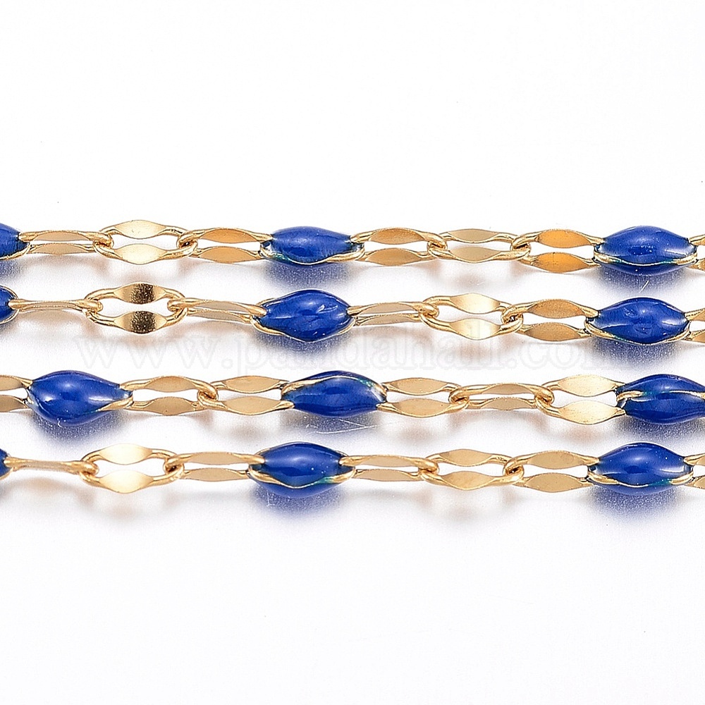 Wholesale Ion Plating(IP) 304 Stainless Steel Link Chains - Pandahall.com