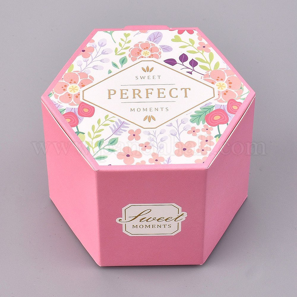 Wholesale Hexagon Shape Candy Packaging Box - Pandahall.com