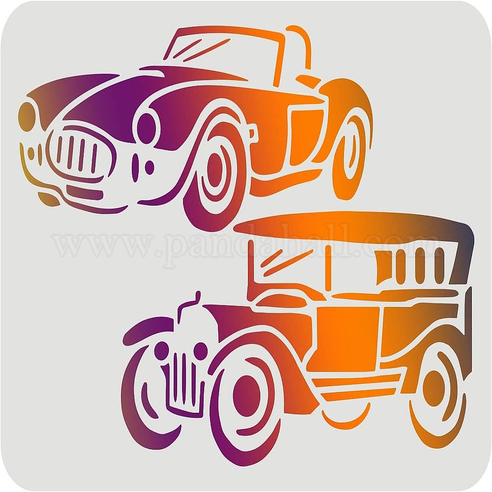 Wholesale FINGERINSPIRE Car Stencil 29.7x21cm Sport Car Stencil ...