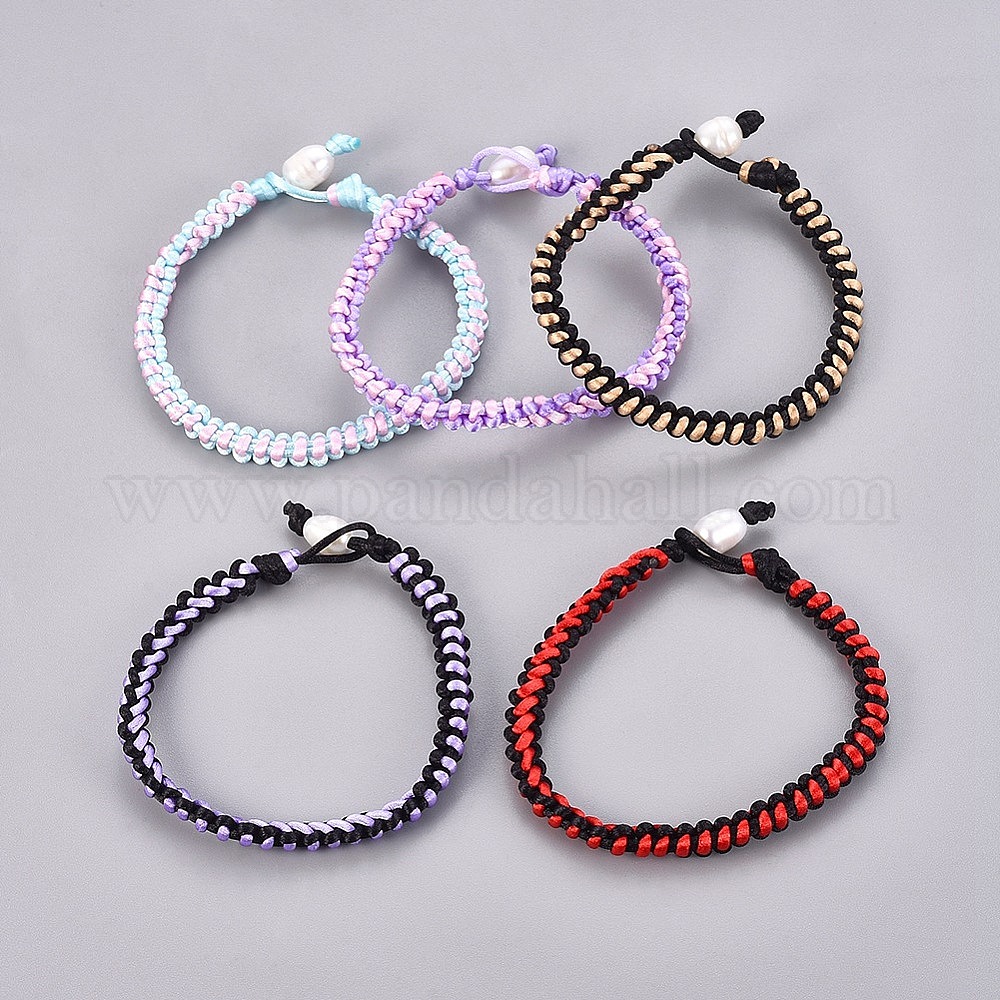 Wholesale Nylon Thread Braided Cord Bracelet - Pandahall.com